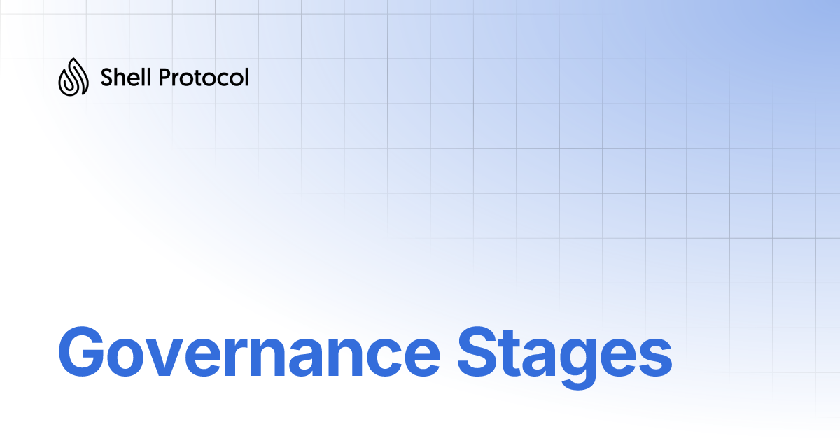 Governance Stages | Shell Protocol Wiki